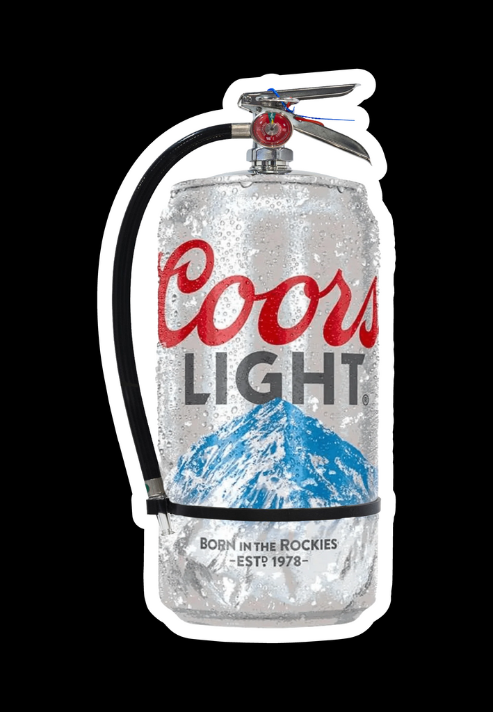 Buy 3 save 33% (mix and match) Coors Extinguisher (two decals 3") Stic ...
