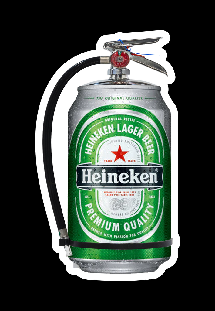 Buy 3 save 33% (mix and match) Heineken Extinguisher (two decals 3") S ...