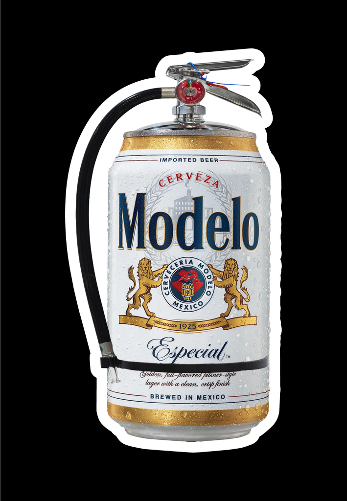 Buy 3 save 33% (mix and match) Modelo Extinguisher (two decals 3") Sti ...