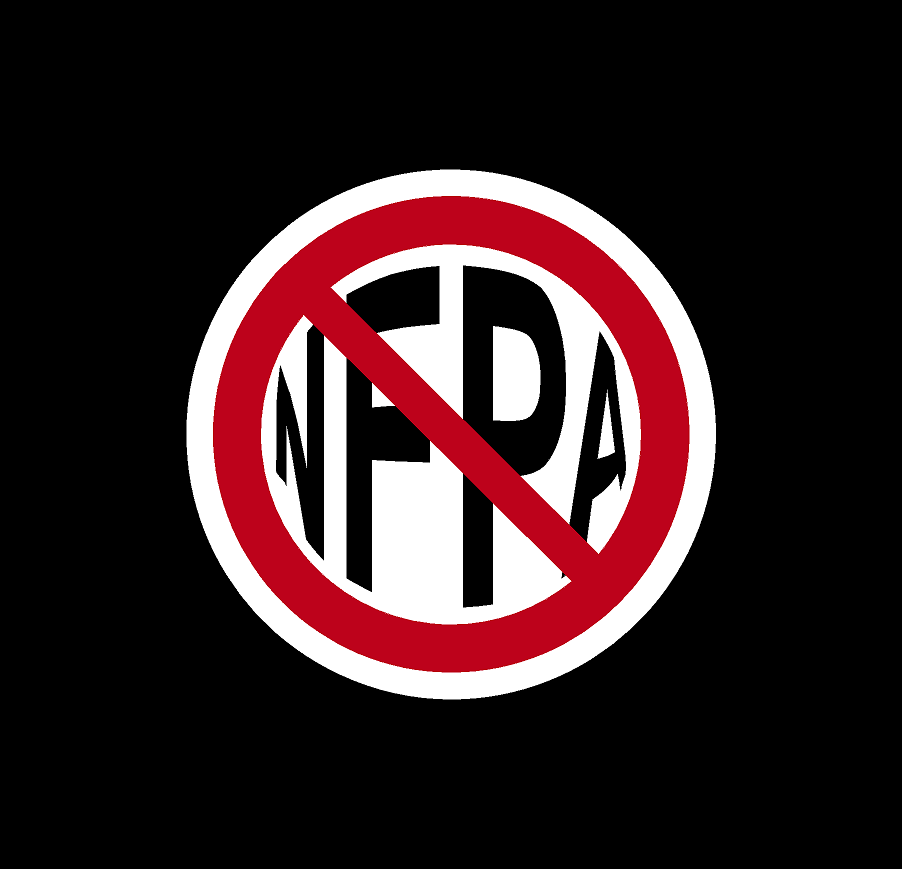 No NFPA (two decals 2.5") Sticker – Firehouse Graphics