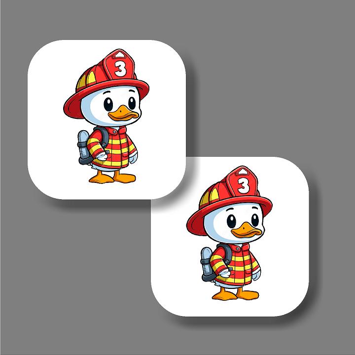 Custom Round Square Vinyl Stickers – Firehouse Graphics