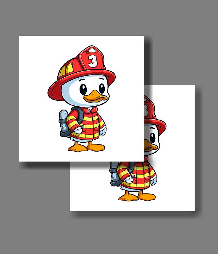 Custom Square Vinyl Stickers – Firehouse Graphics